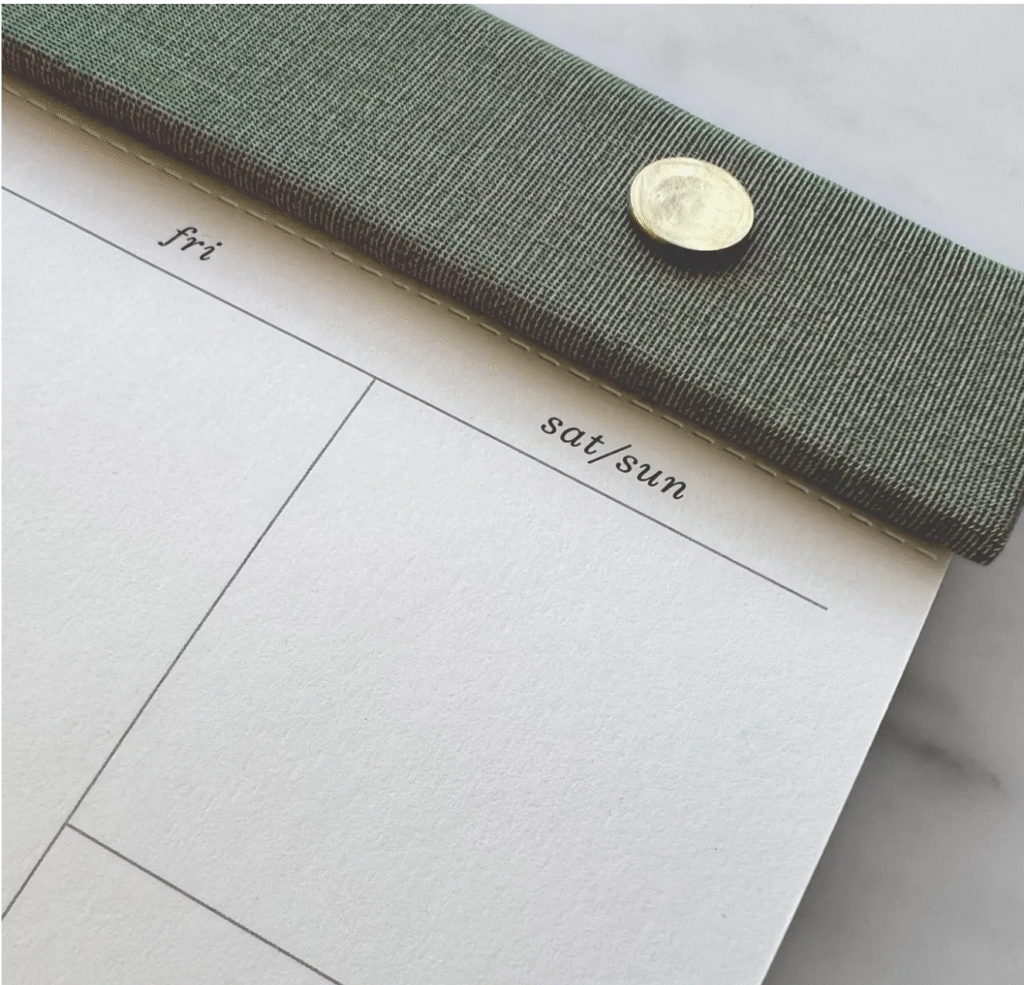 Stationary List Pads with Brass Screws - Dwell and Den